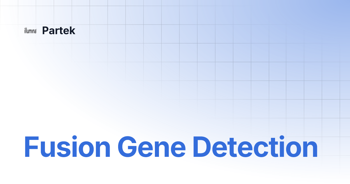 Fusion Gene Detection | Partek