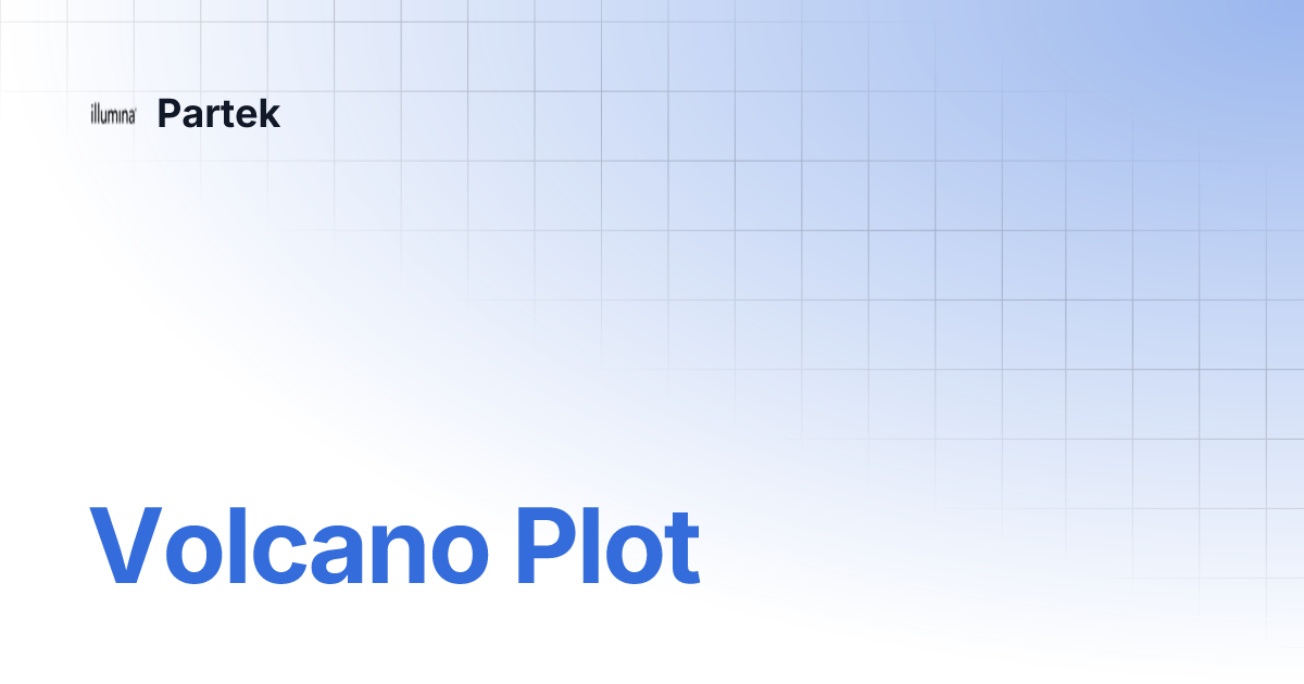 Volcano Plot | Partek