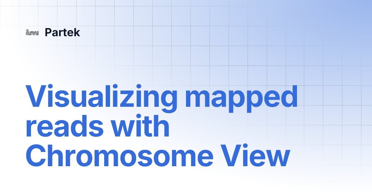 Visualizing mapped reads with Chromosome View | Partek