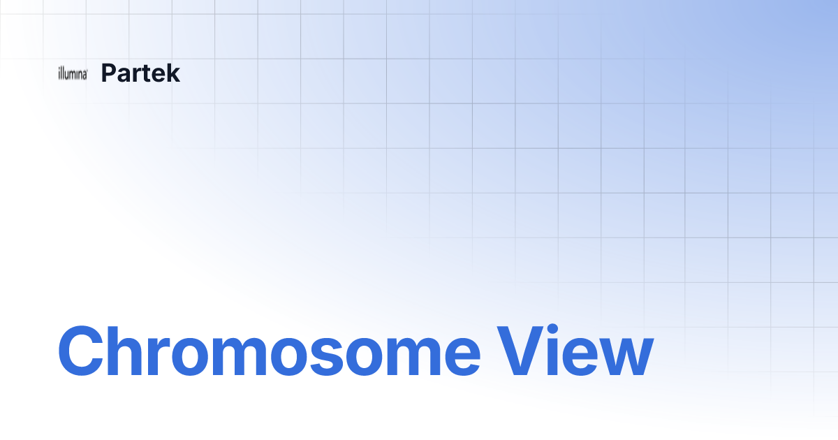 Chromosome View | Partek
